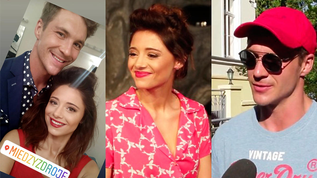 Kalska i Roznerski całują się na na Festiwalu w Międzyzdrojach