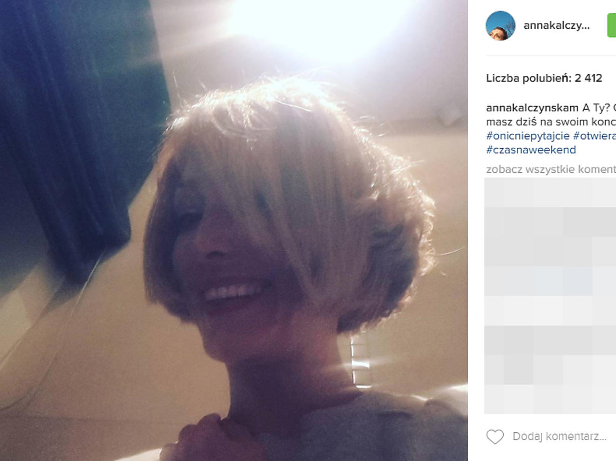 Anna Kalczyńska mocno ścięła włosy. Nowa fryzura Kalczyńskiej Anna Kalczyńska mocno ścięła włosy. Nowa fryzura Kalczyńskiej