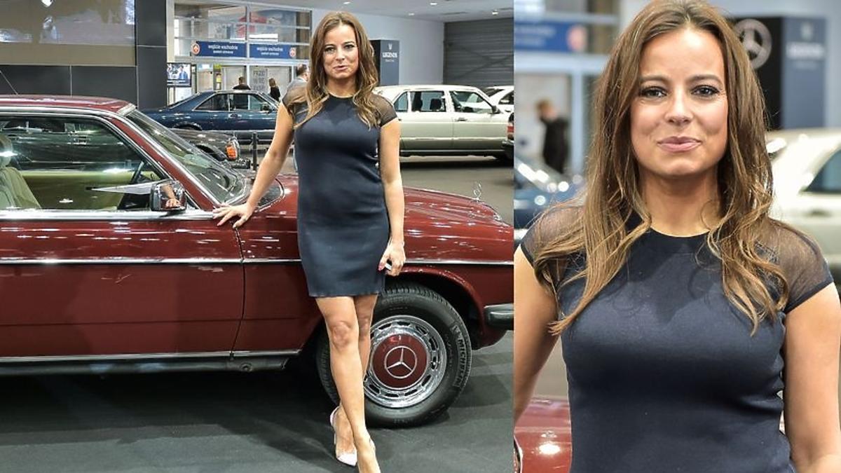 Anna Mucha wpadka, Anna Mucha w mini pokazuje brzuch