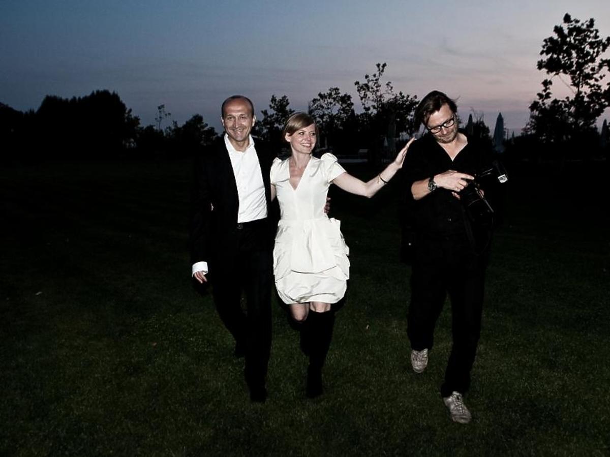 Izabela Olchowicz-Marcinkiewicz i Kazimierz Marcinkiewicz w Wenecji