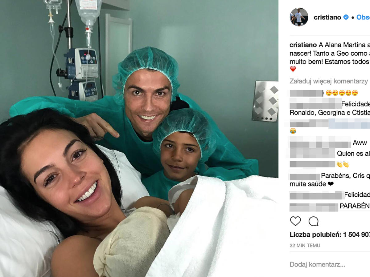 Georgina Rodriguez pokazała zdjęcie z córką Cristiano Ronaldo