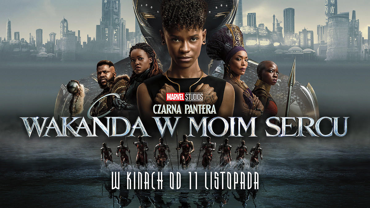 Najnowsza produkcja Marvel Studios "Czarna Pantera: Wakanda w moim sercu" w kinach od 11 listopada!