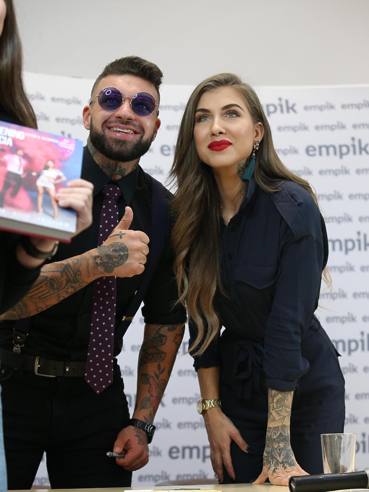 Deynn i Majewski promują swoją książkę Trening życia, zdjęcia