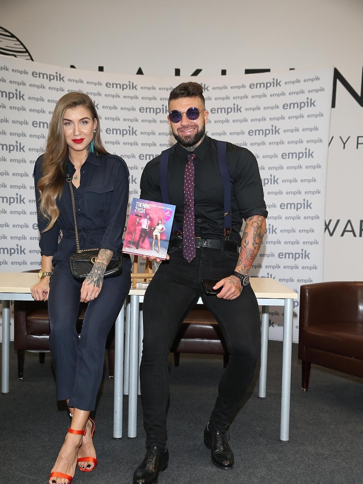 Deynn i Majewski promują swoją książkę Trening życia, zdjęcia