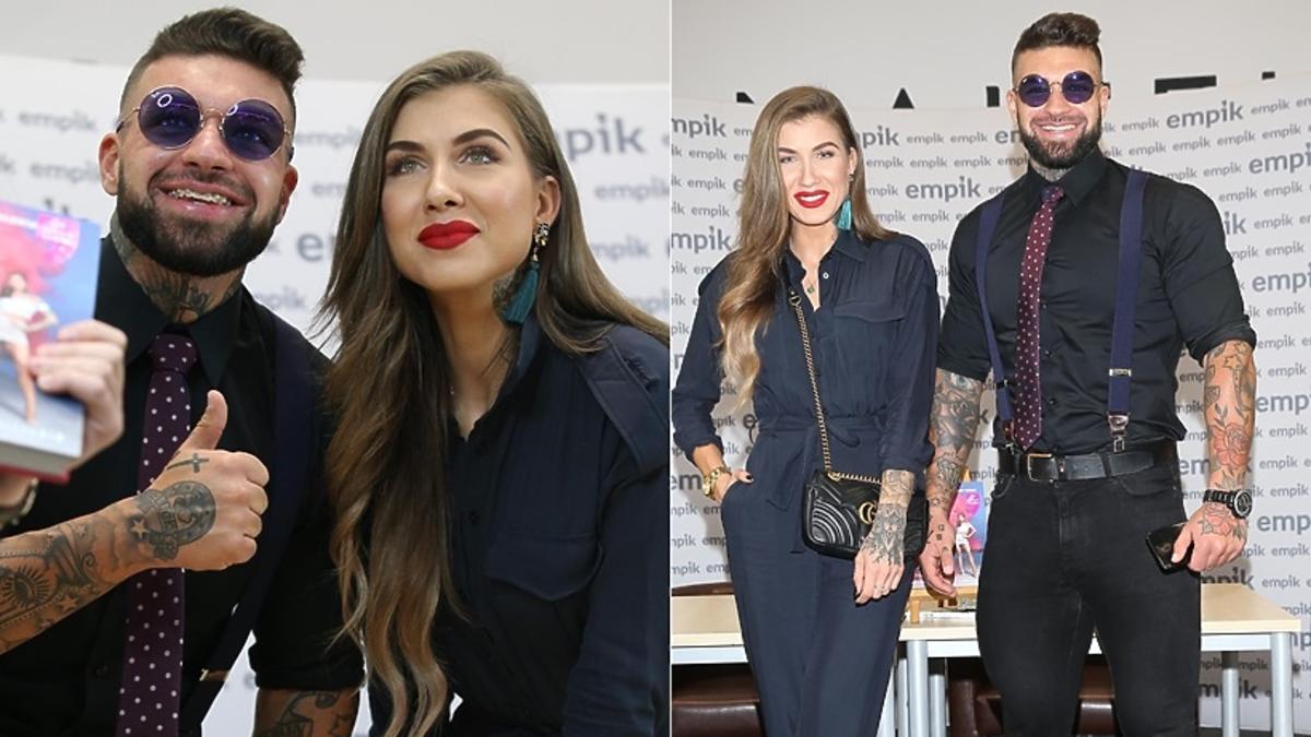 Deynn i Majewski promują swoją książkę Trening życia, zdjęcia