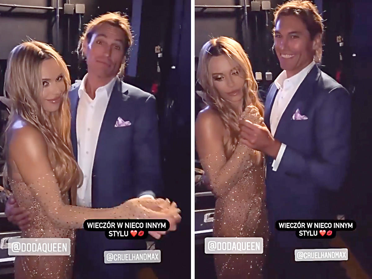 "Taniec z Gwiazdami": Doda i Max Hodges tulą się za kulisami. Gorące ...