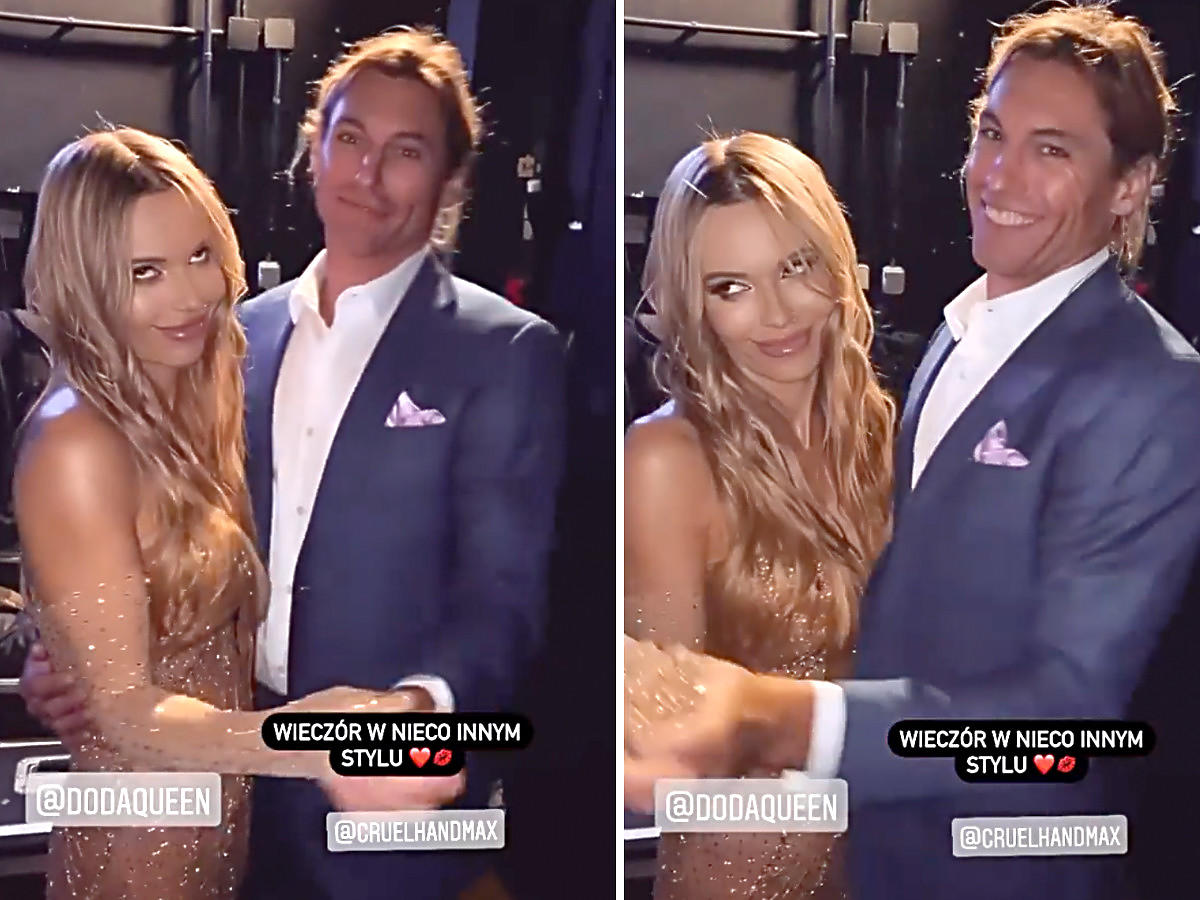 "Taniec z Gwiazdami": Doda i Max Hodges tulą się za kulisami. Gorące ...