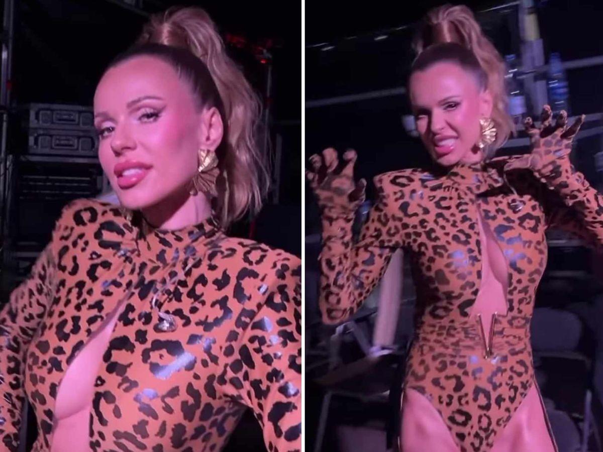 Doda w bardzo odważnej stylizacji na koncercie "Roztańczona Polska". Postawiła na panterkę