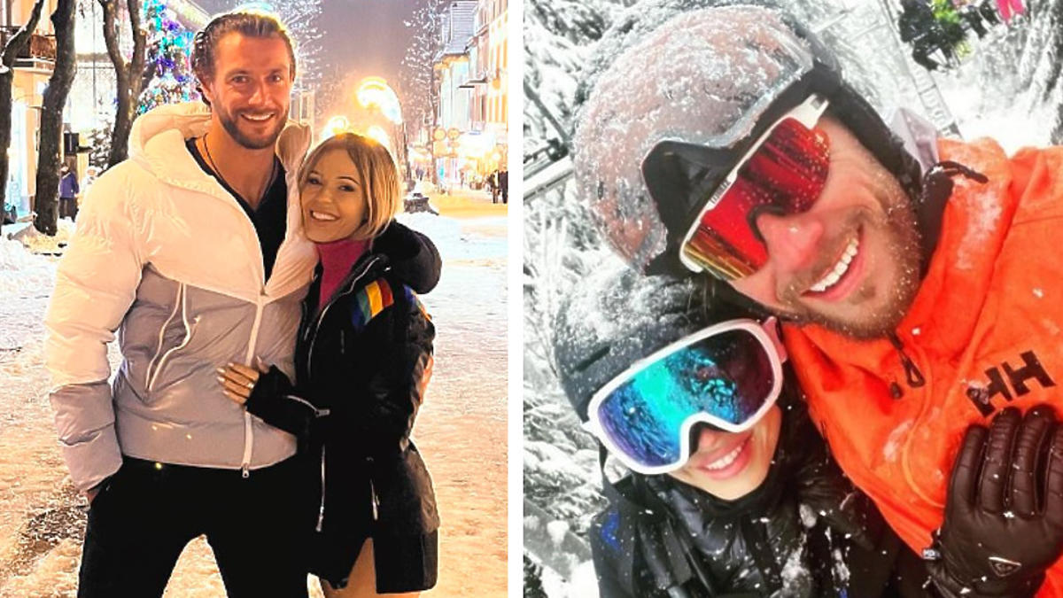 Doda w mikromini tuli się do Dariusza Pachuta na Krupówkach. Padają ...