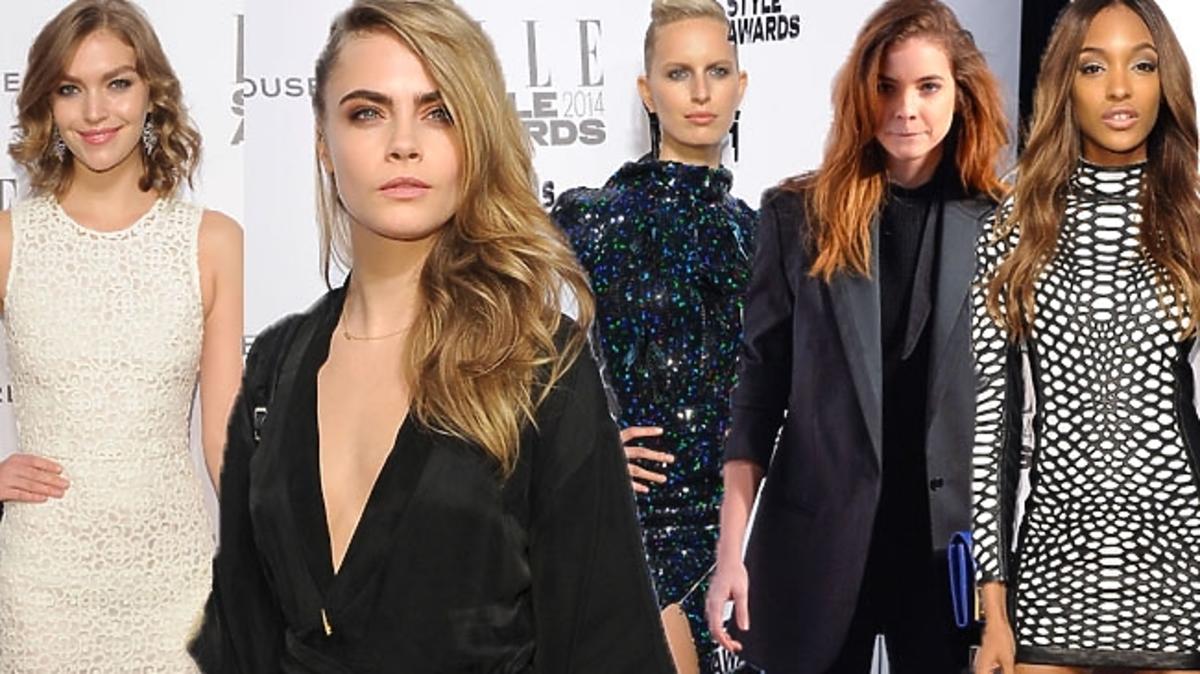 Piękne modelki na imprezie Elle Style Awards 2014