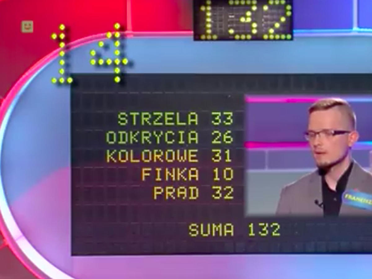 "Familiada" wpadki pytanie "czego można dokonać"