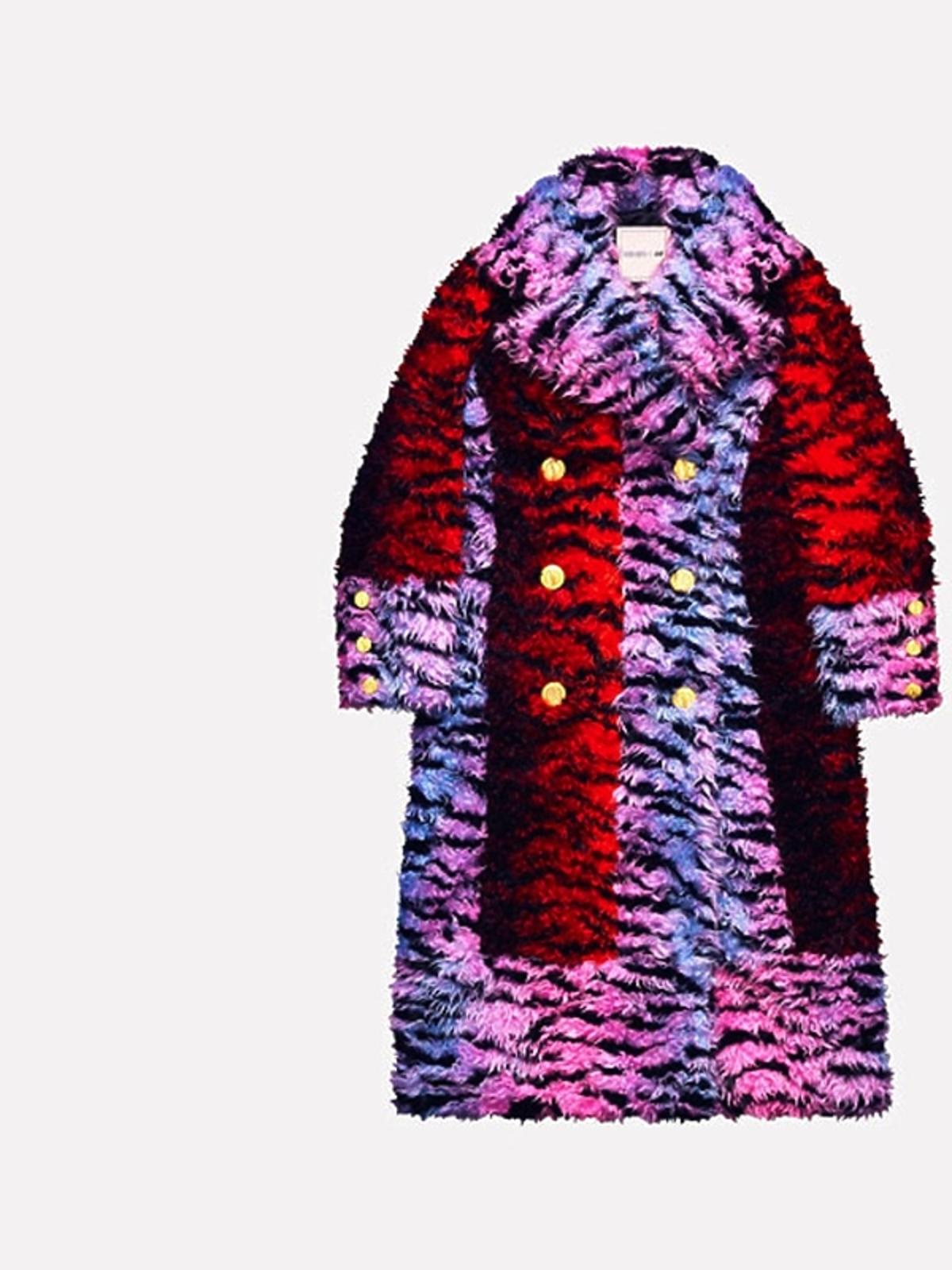 Monika Olejnik, futro kolorowe: cena. Płaszcz futerko, Zara, H&M