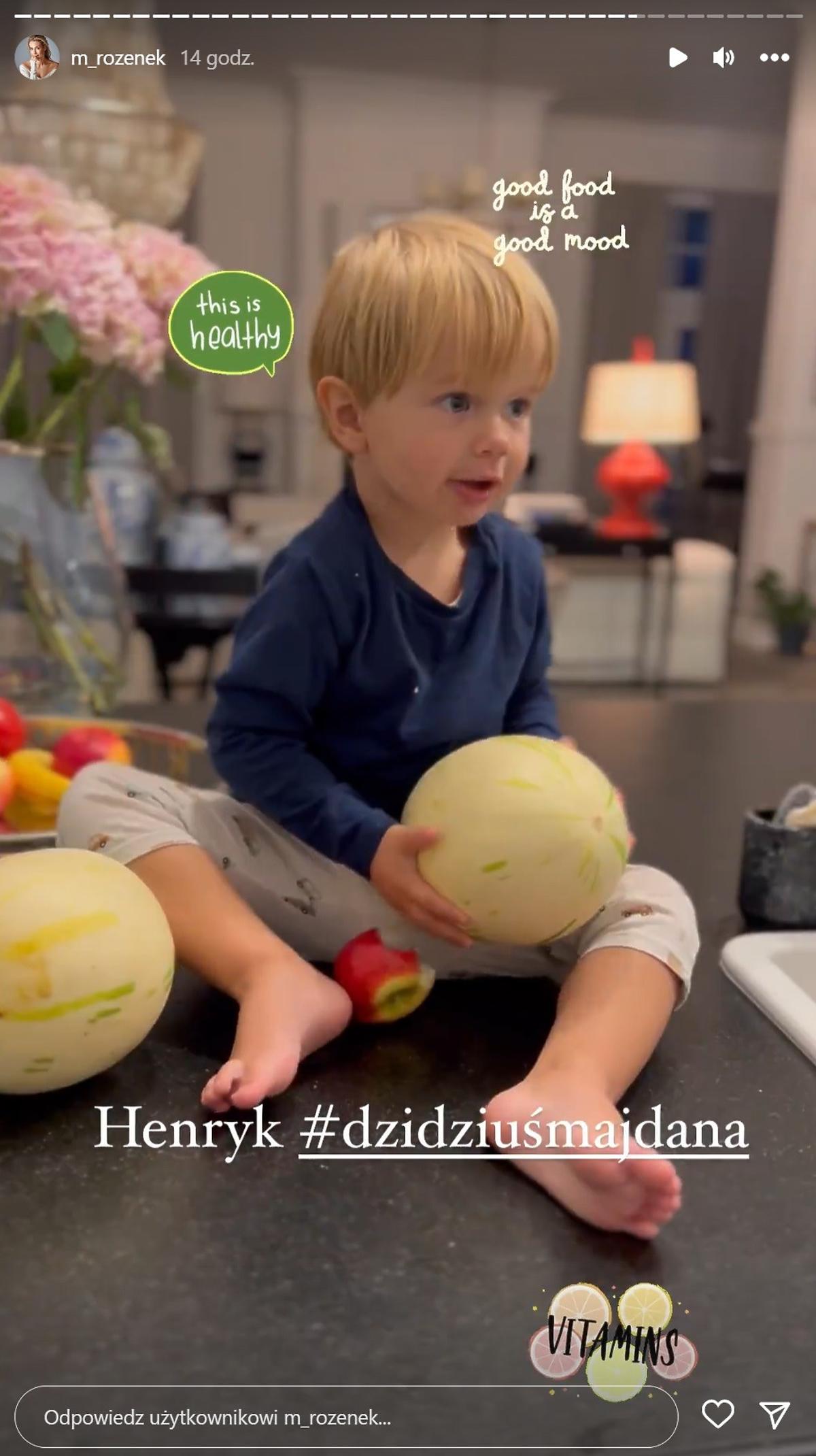 Odmieniony syn Małgorzaty Rozenek. Henio jest coraz bardziej podobny do ...