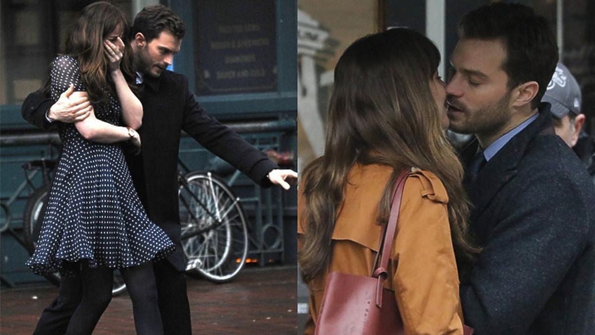 Ciemniejsza strona Greya: Johnson i Dornan na planie filmu