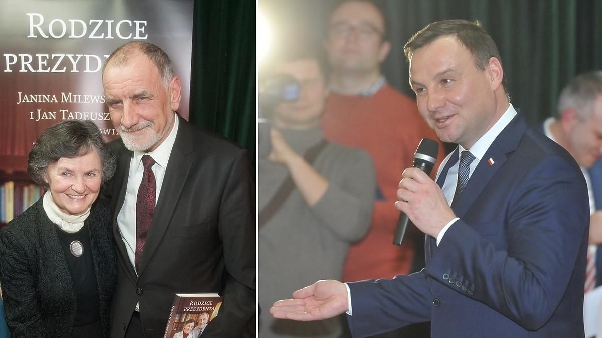 Rodzice Andrzeja Dudy na premierze książki "Rodzice Prezydenta"