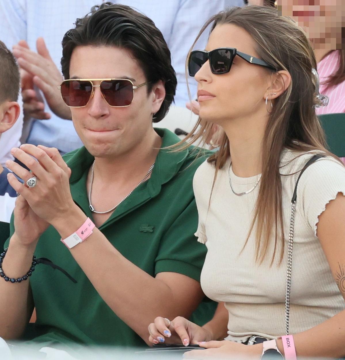 Julia Wieniawa i Nikodem Rozbicki na meczu Igi Świątek. Tak kibicowali ...