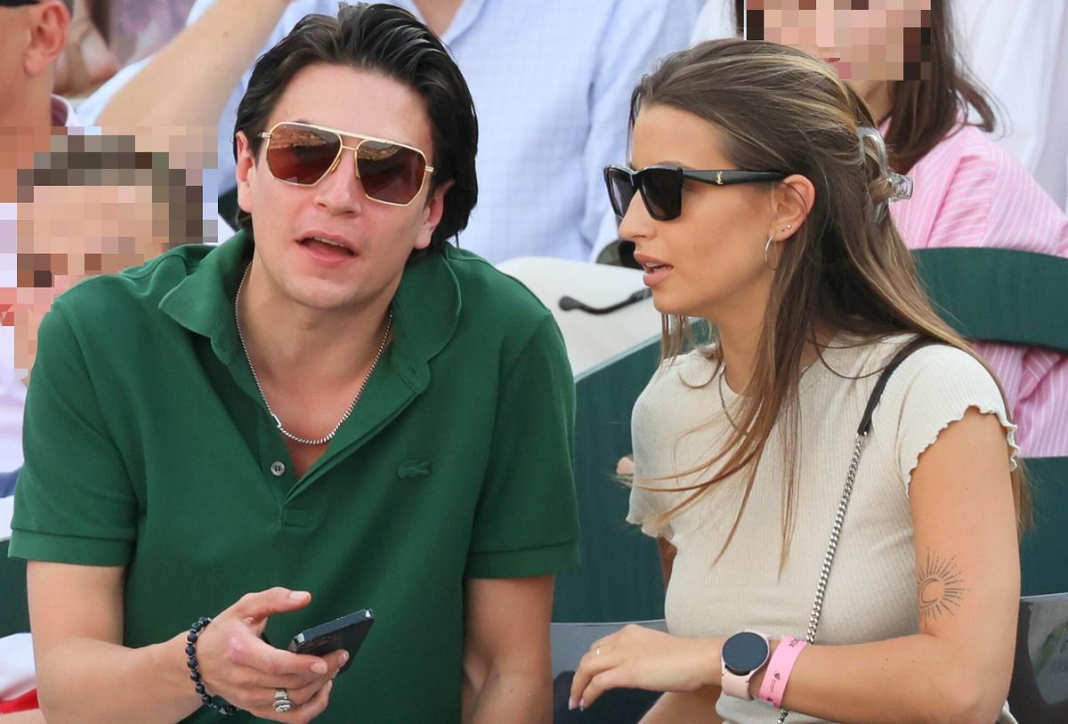 Julia Wieniawa i Nikodem Rozbicki na meczu Igi Świątek. Tak kibicowali ...