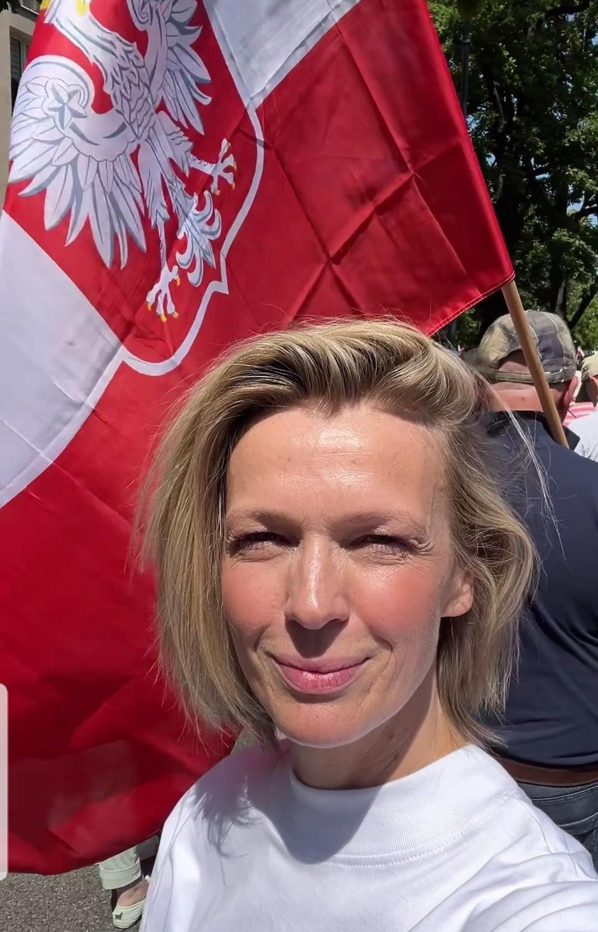 Kasia Tusk, Aleksandra Żebrowska, Magda Mołek i inne gwiazdy na marszu ...