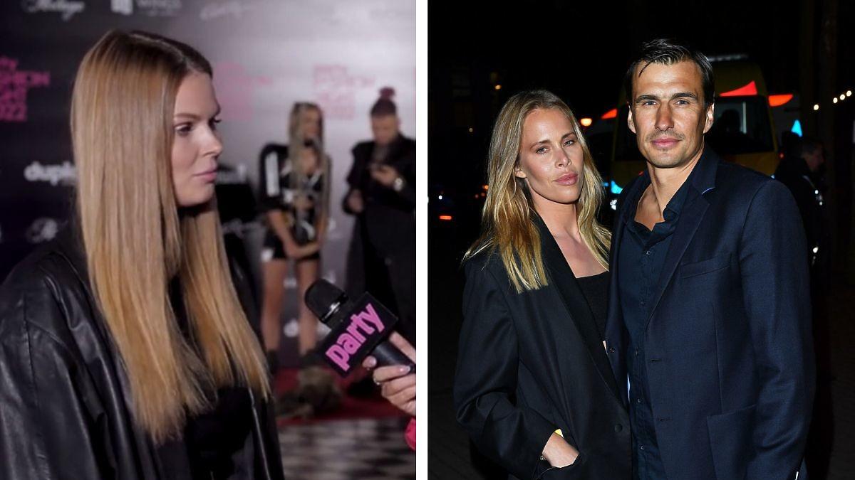 Jarosław Bieniuk podziękował nowej partnerce na premierze filmu "Ania ...