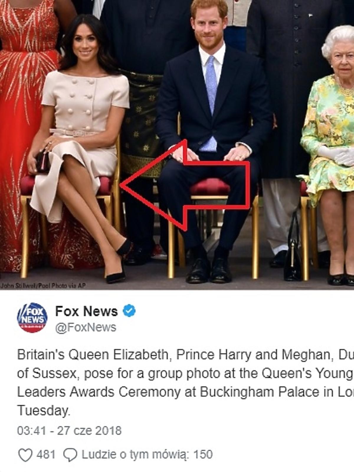 Wpadka Meghan Markle na spotkaniu z Elżbietą, chodzi o jej nogi! Wpadka Meghan Markle na spotkaniu z Elżbietą, chodzi o jej nogi!
