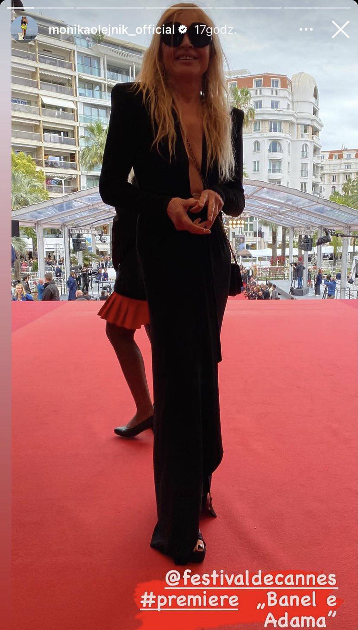 Cannes 2023: Monika Olejnik w odważnej kreacji na czerwonym dywanie ...