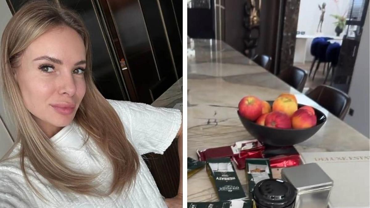 Izabela Janachowska pokazała kuchnię w nowym apartamencie. Marmurowy ...