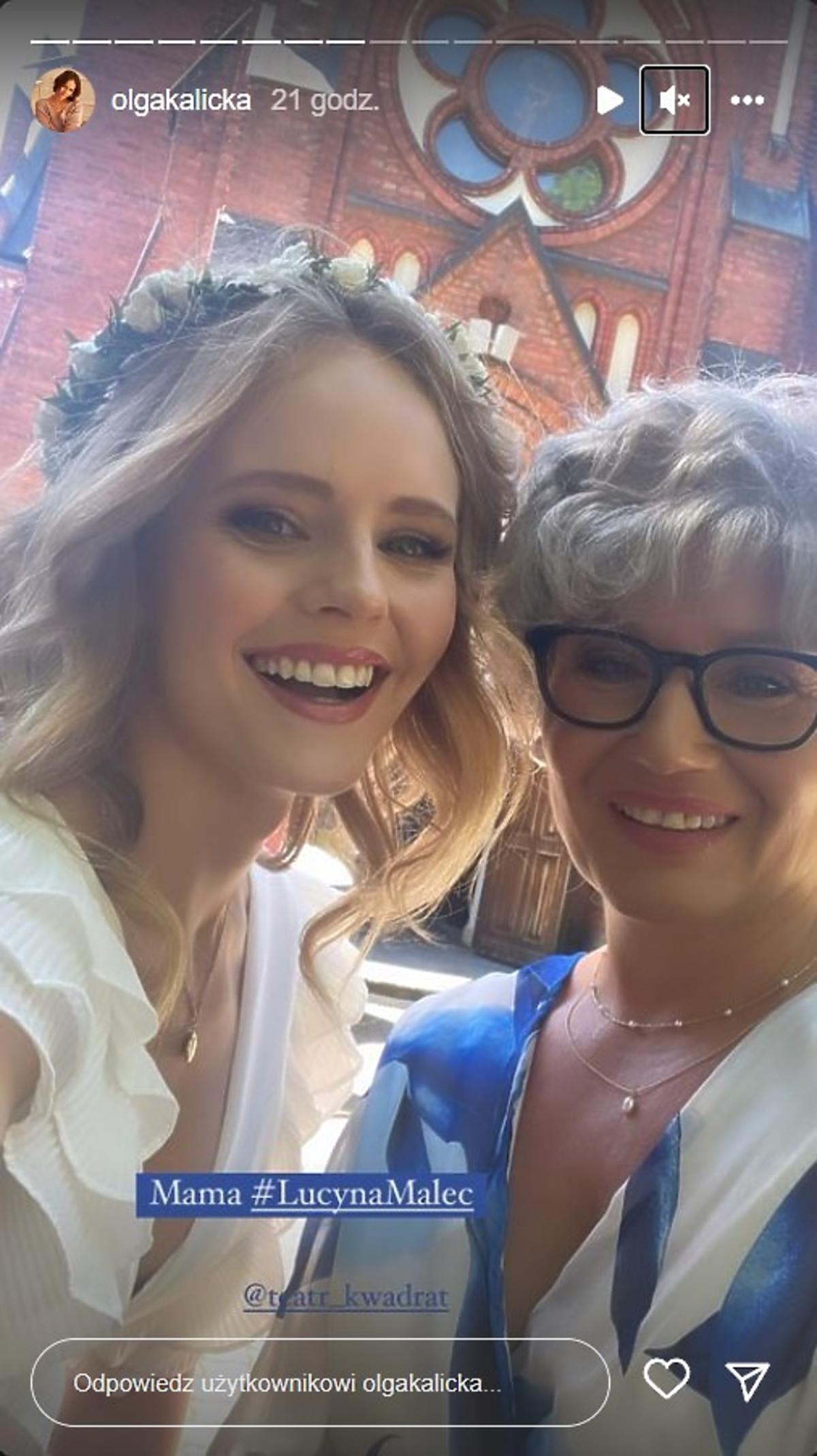 Olga Kalicka zaskoczyła zdjęciami ze ślubu! Aktorka w sukni ślubnej ...