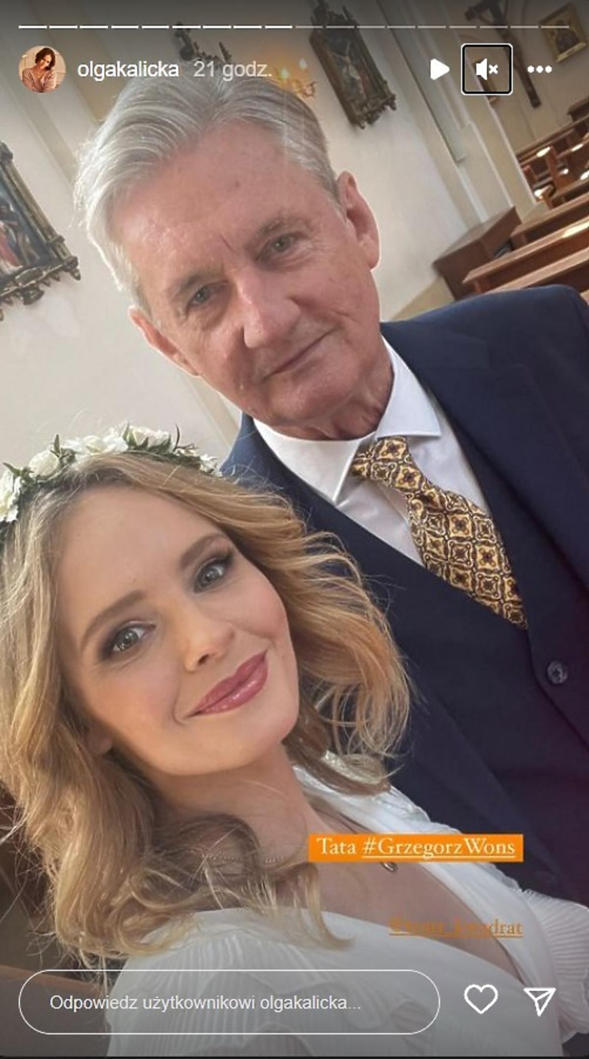 Olga Kalicka zaskoczyła zdjęciami ze ślubu! Aktorka w sukni ślubnej ...