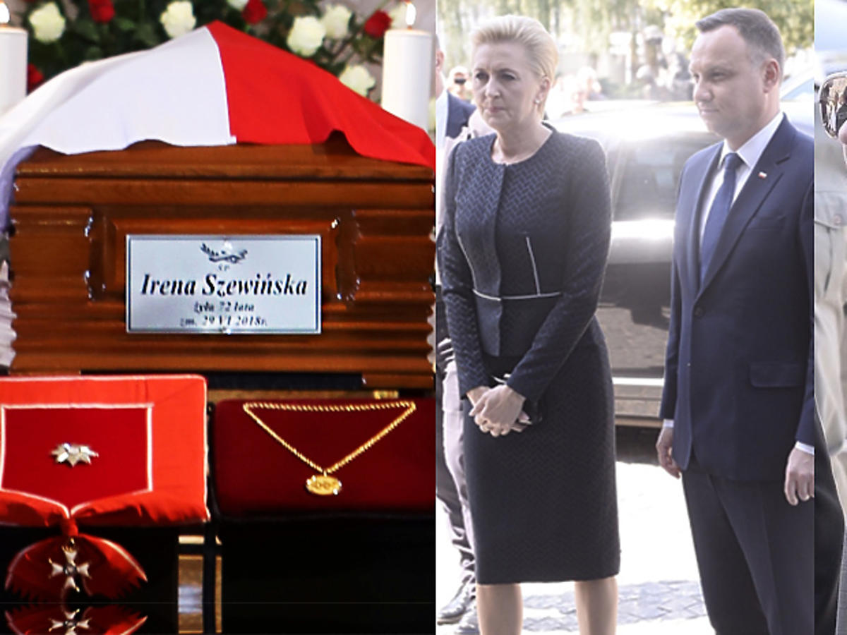 Mąż i synowie Ireny Szewińskiej na jej pogrzebie ZDJĘCIA