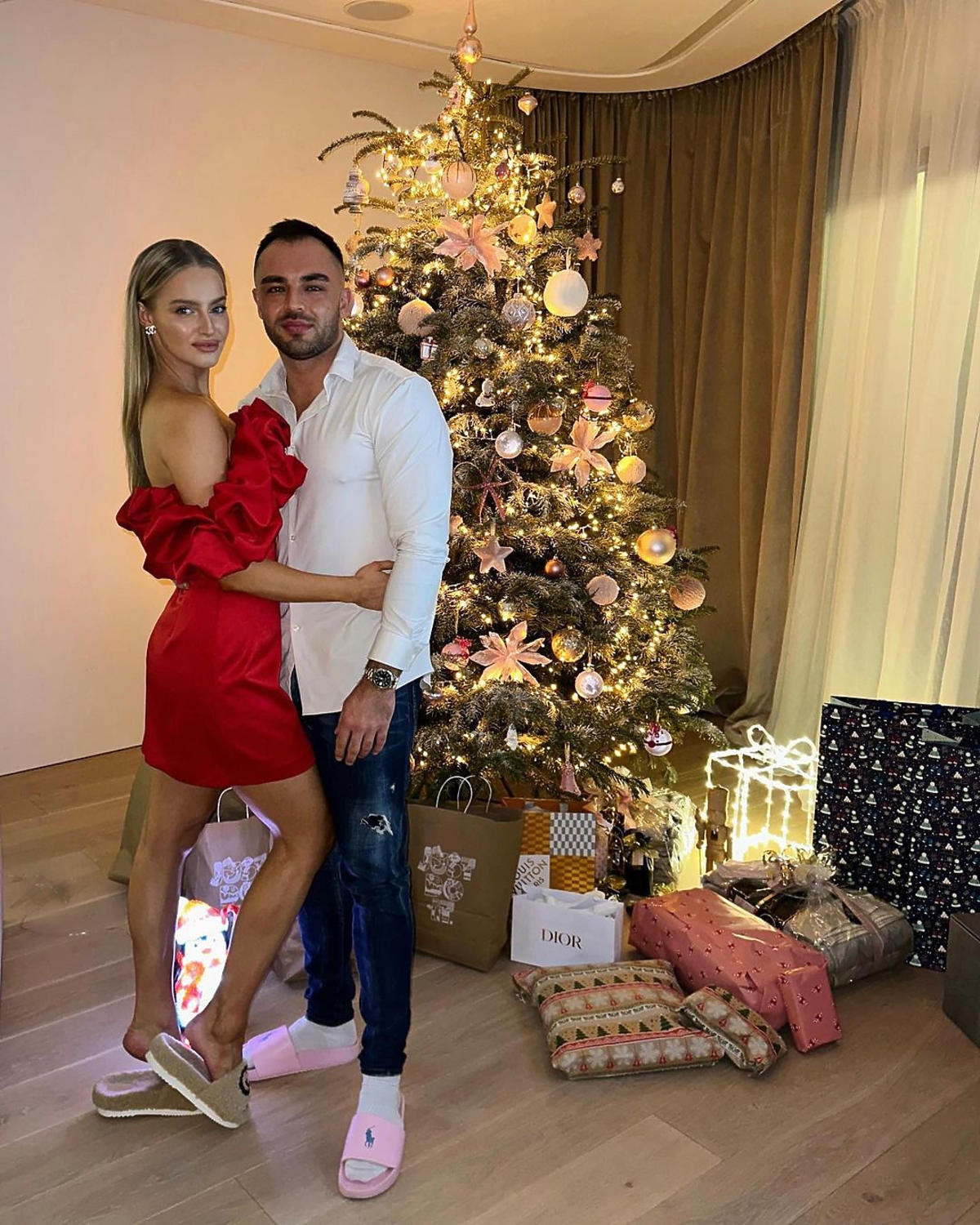 Tak gwiazdy świętują Boże Narodzenie. Nie brakuje zdjęć z dziećmi ...